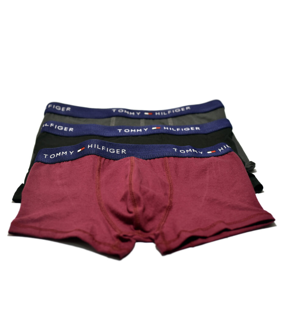 Pack Of 3 – Branded Premium Cotton Stretch Boxer Briefs For Men - Frenzy